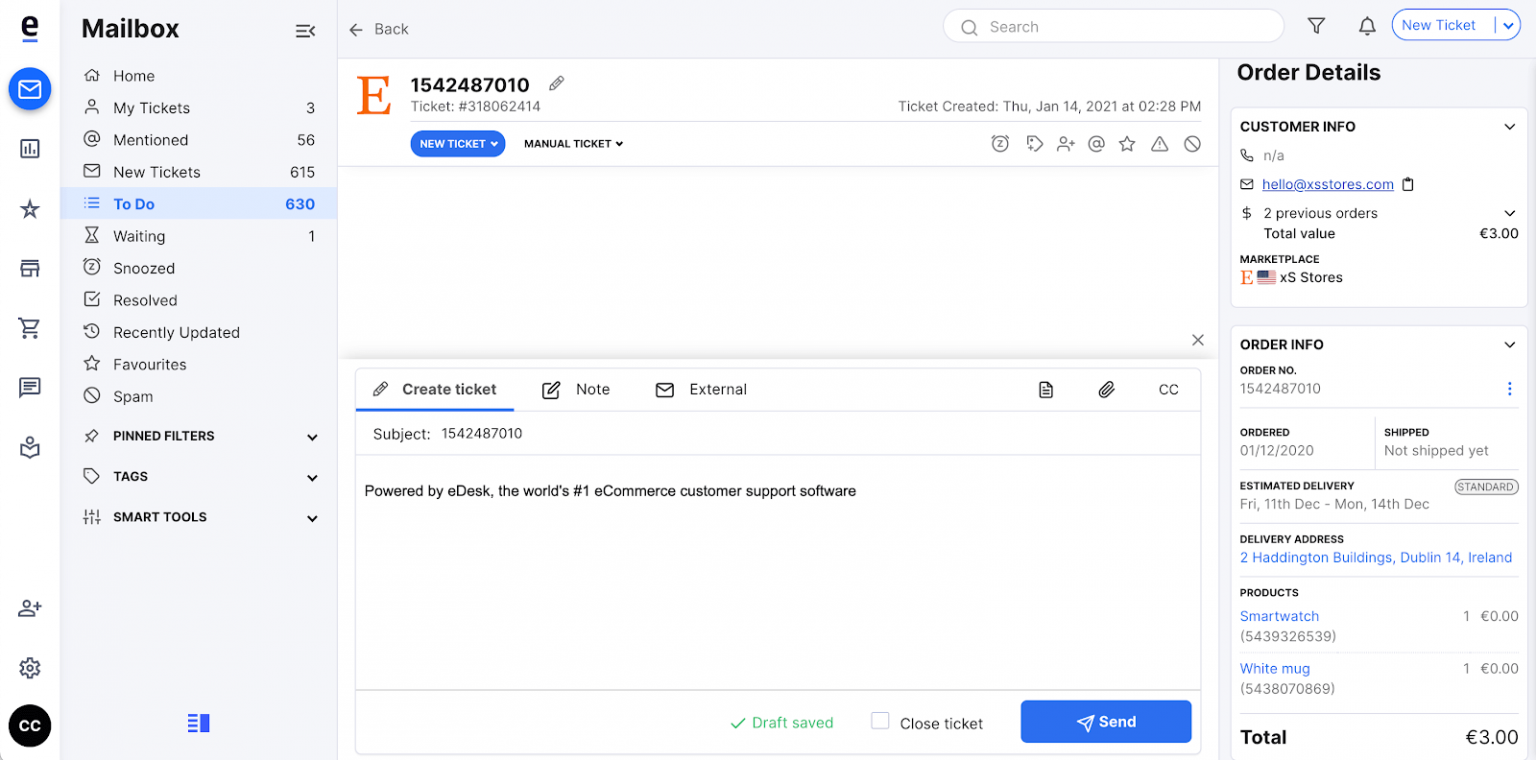 eDesk Product Update: Feb 2021 - eDesk