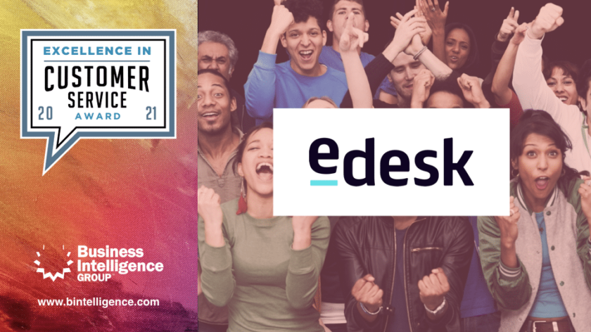 eDesk Awarded '2021 Excellence In Customer Service Award' - eDesk ...