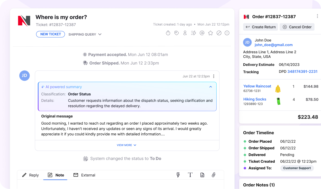 Distribution Now - eDesk | Faster, smarter customer support software ...