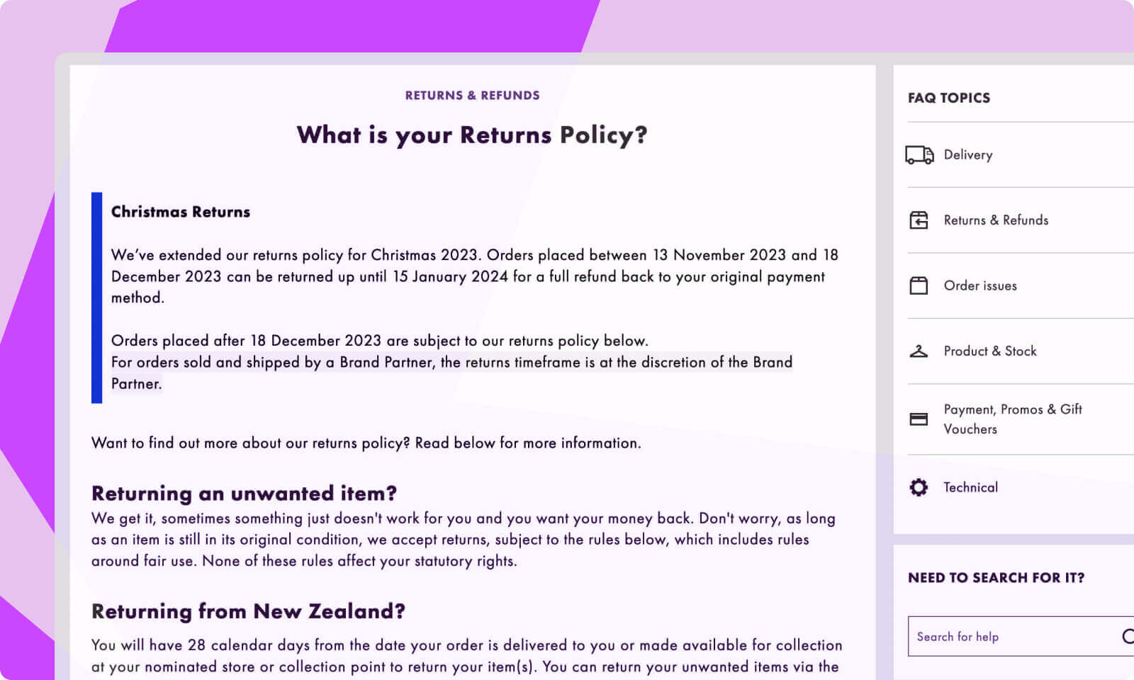 Streamline eCommerce with Proven Returns Management