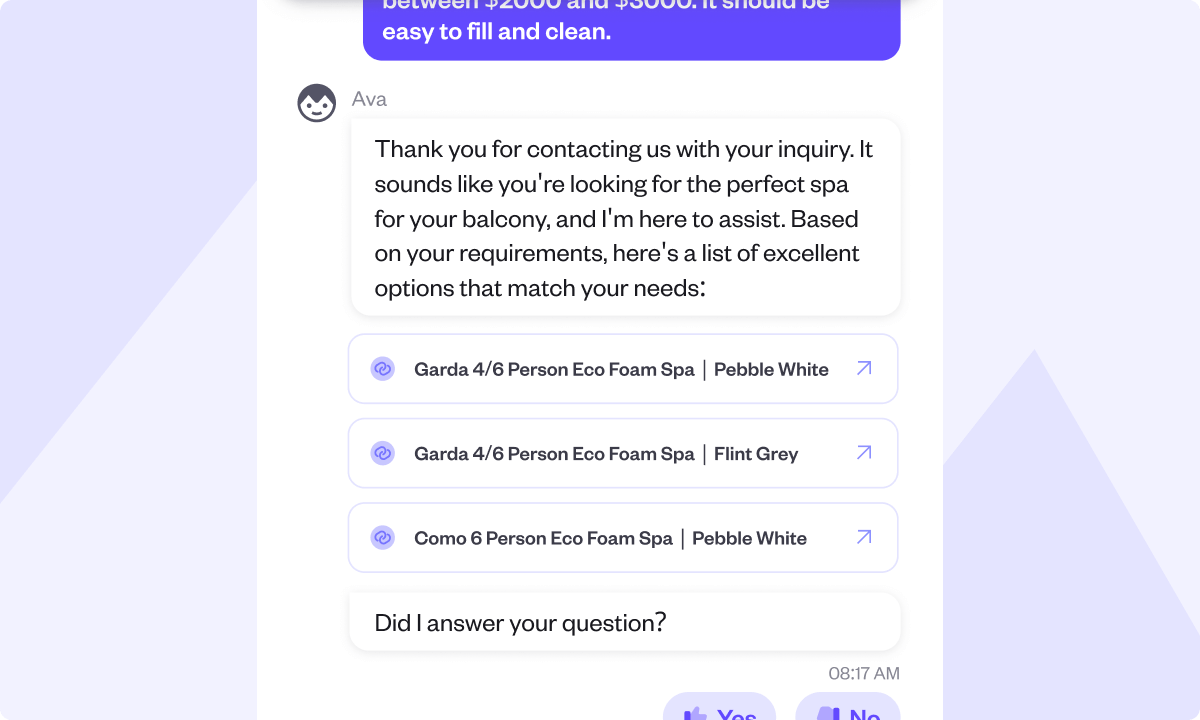 Game-Changing AI Chatbot for eCommerce Support
